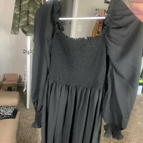 SHEIN | Dresses | Cottage Core Black Dress | Poshmark
